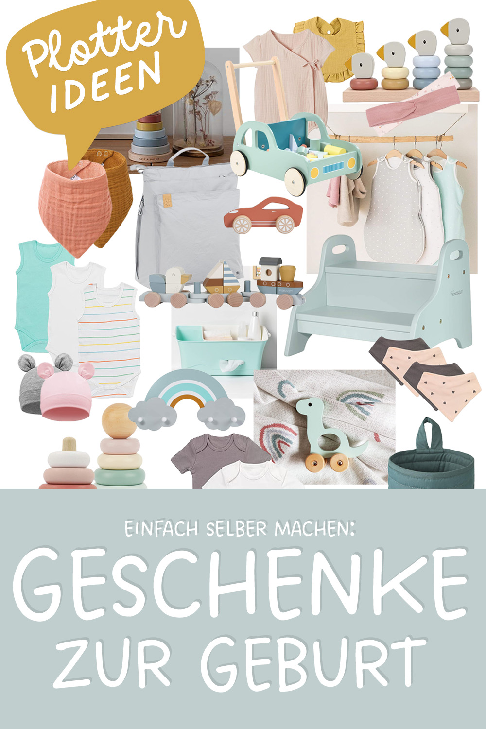 DIY Idee: Geschenke zur Geburt selbst plotten! - Hello Goldmarie ...